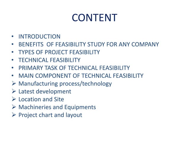 Technical feasibility ppt | PPTX