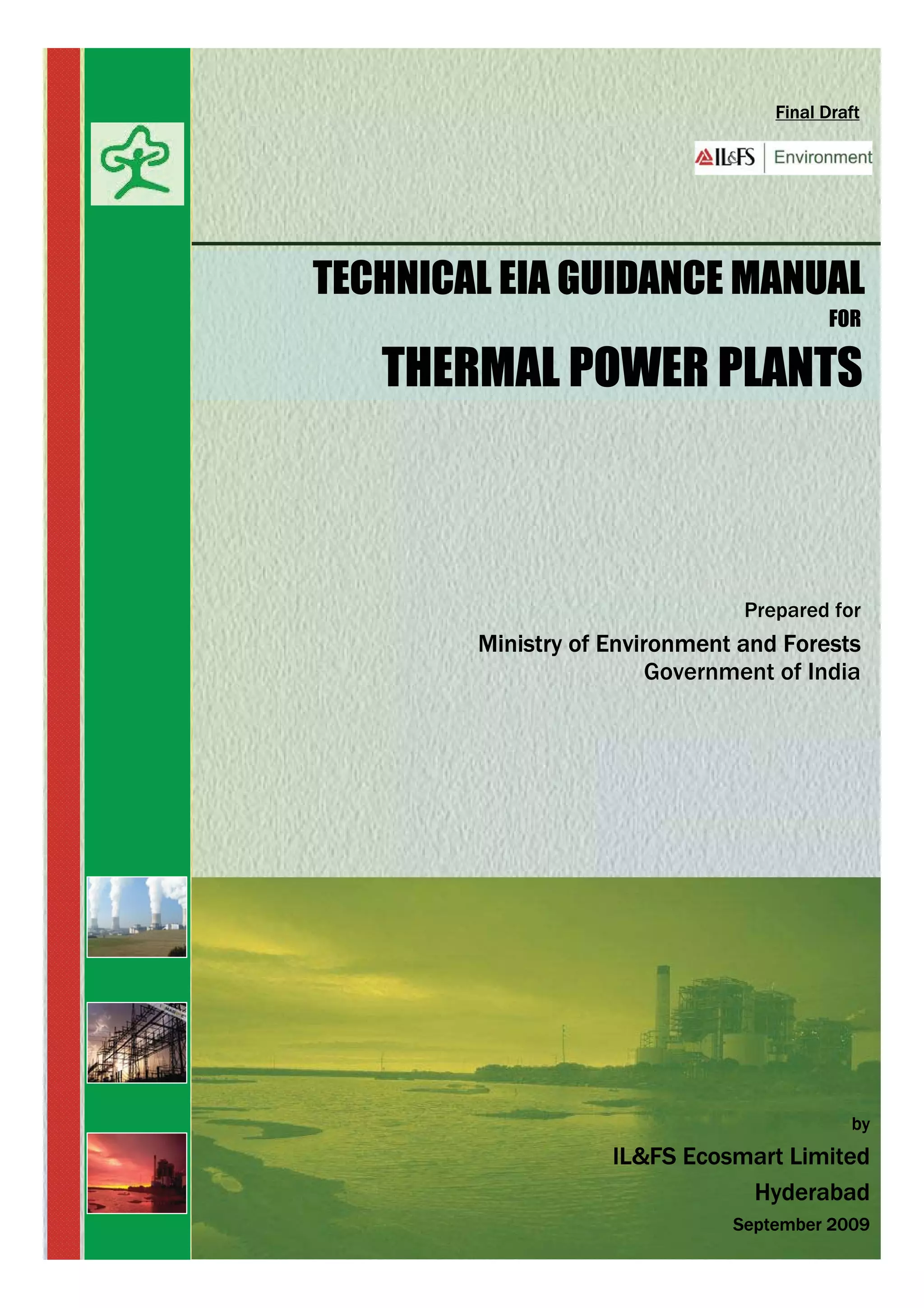 Technical guidance manual for thermal pp for moef by ilfs | PDF