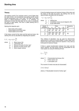 Technical guide for selection of LT motor | PDF