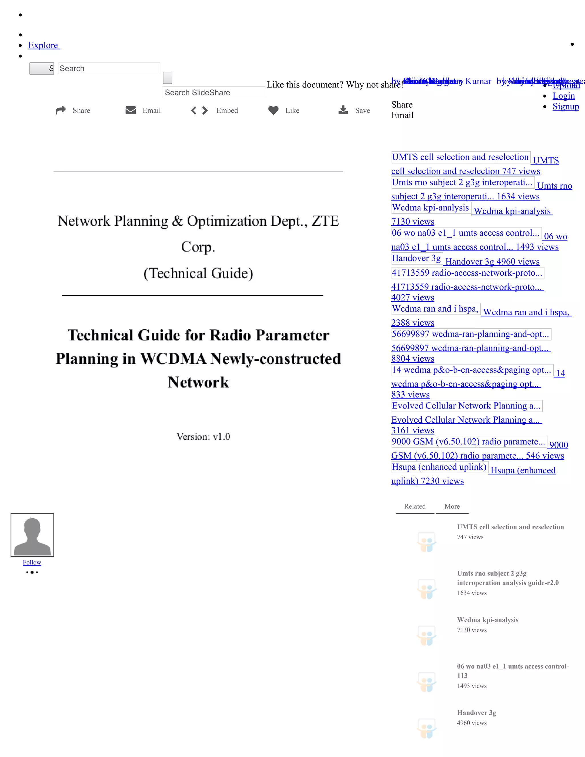 Technical guide for radio parameter planning in wcdma newly construct… | PDF
