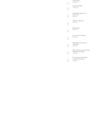 Technical guide for radio parameter planning in wcdma newly construct… | PDF