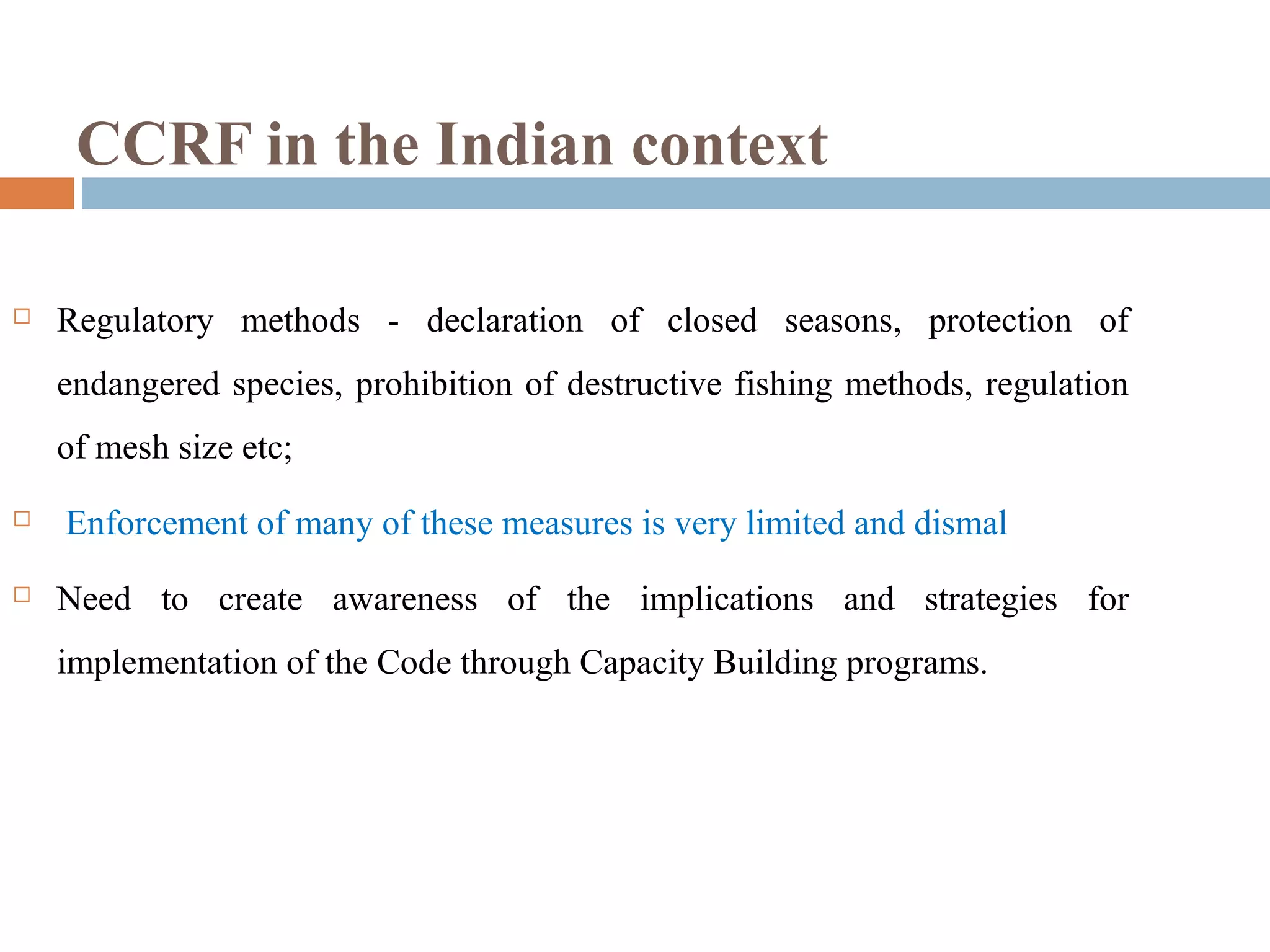 Technical guidelines of ccrf | PPT