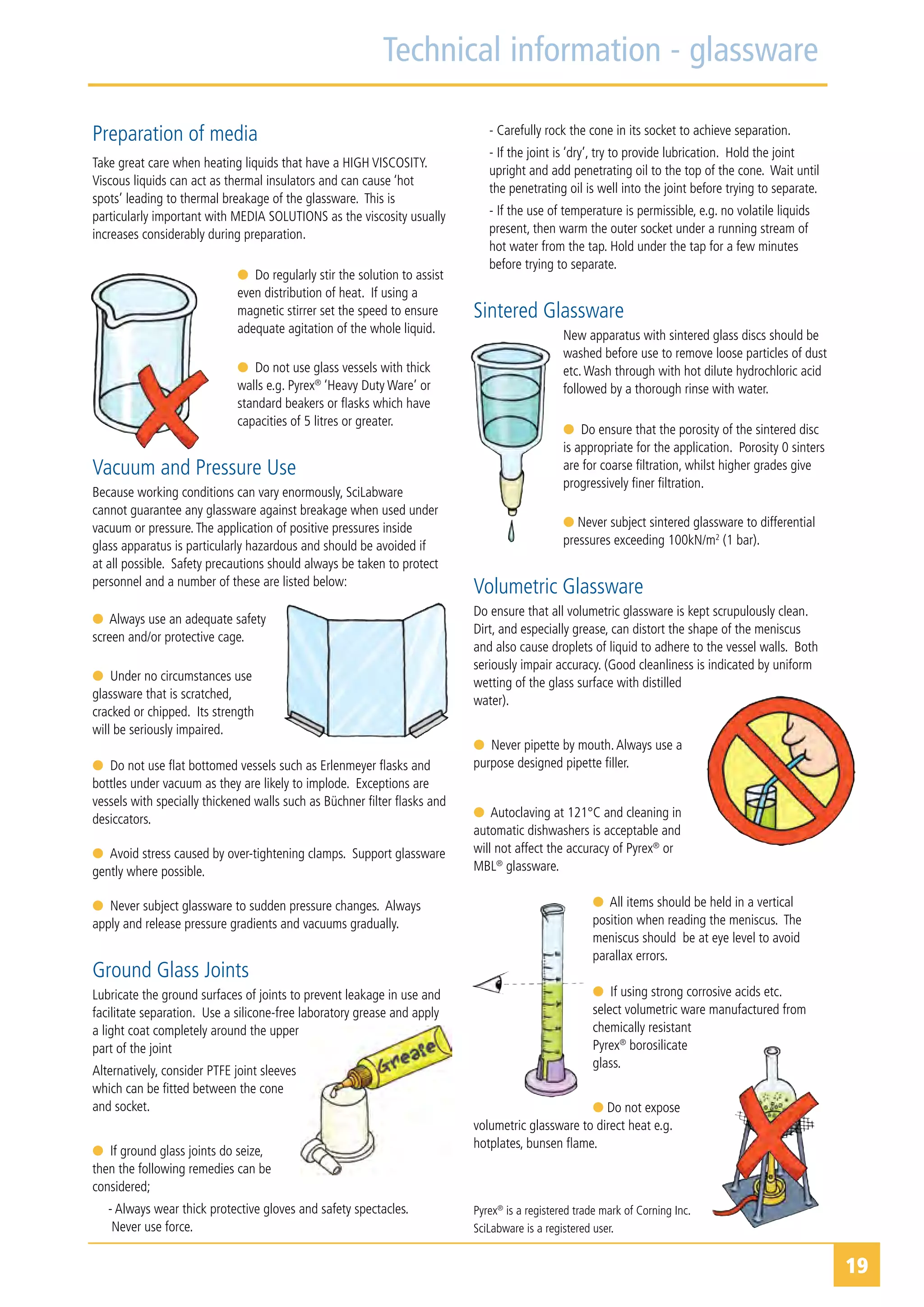 Technical information glassware | PDF
