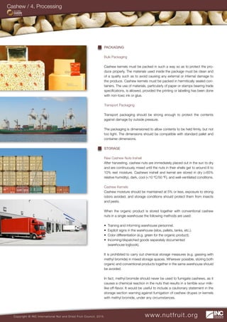 Cashew Technical Information Kit | PDF