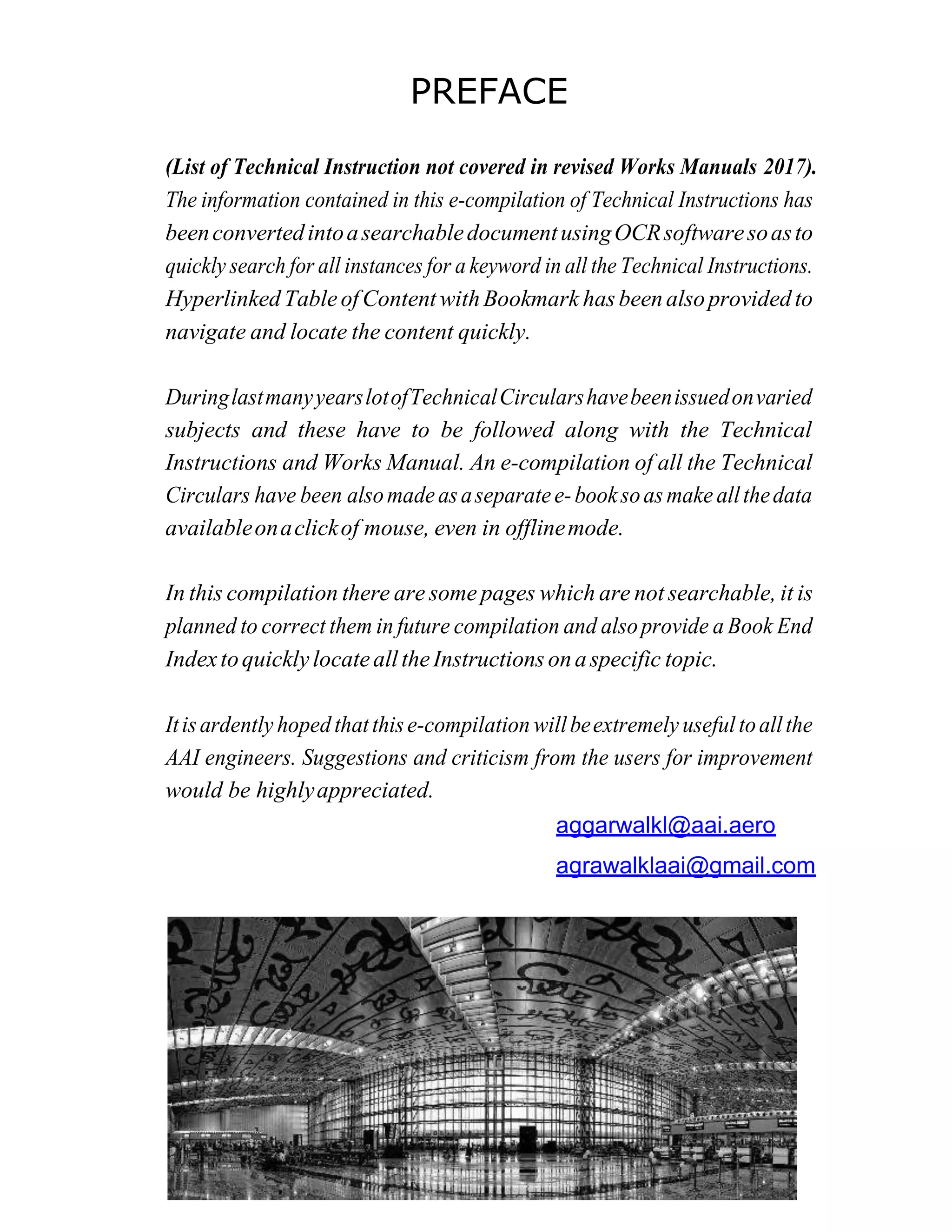 Technical instructions to work | PDF
