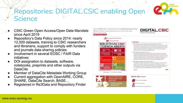 Technical integration of data repositories status and challenges | PPTX