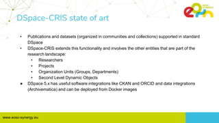 Technical integration of data repositories status and challenges | PPT
