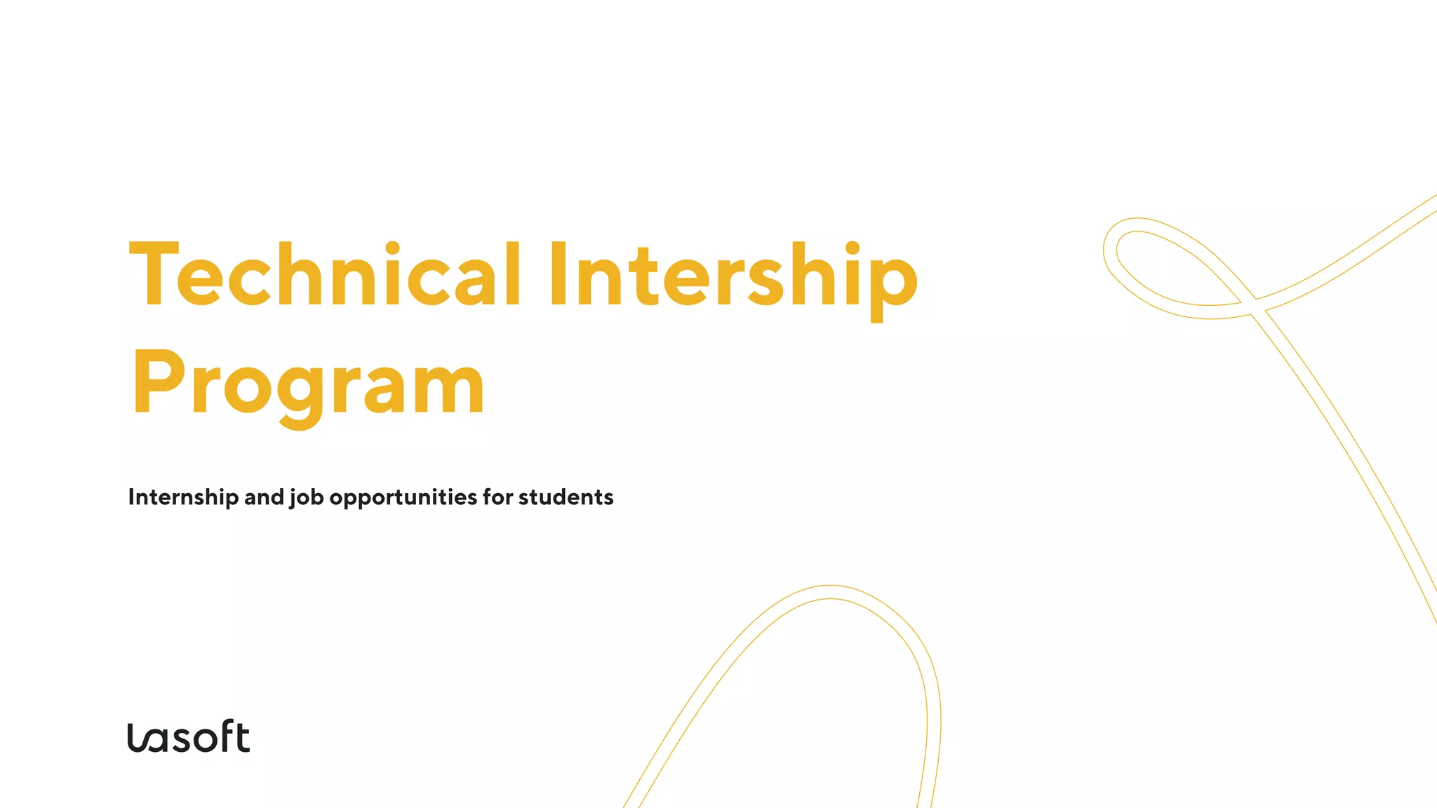 Technical Intership Program - Internship and job opportunities for ...