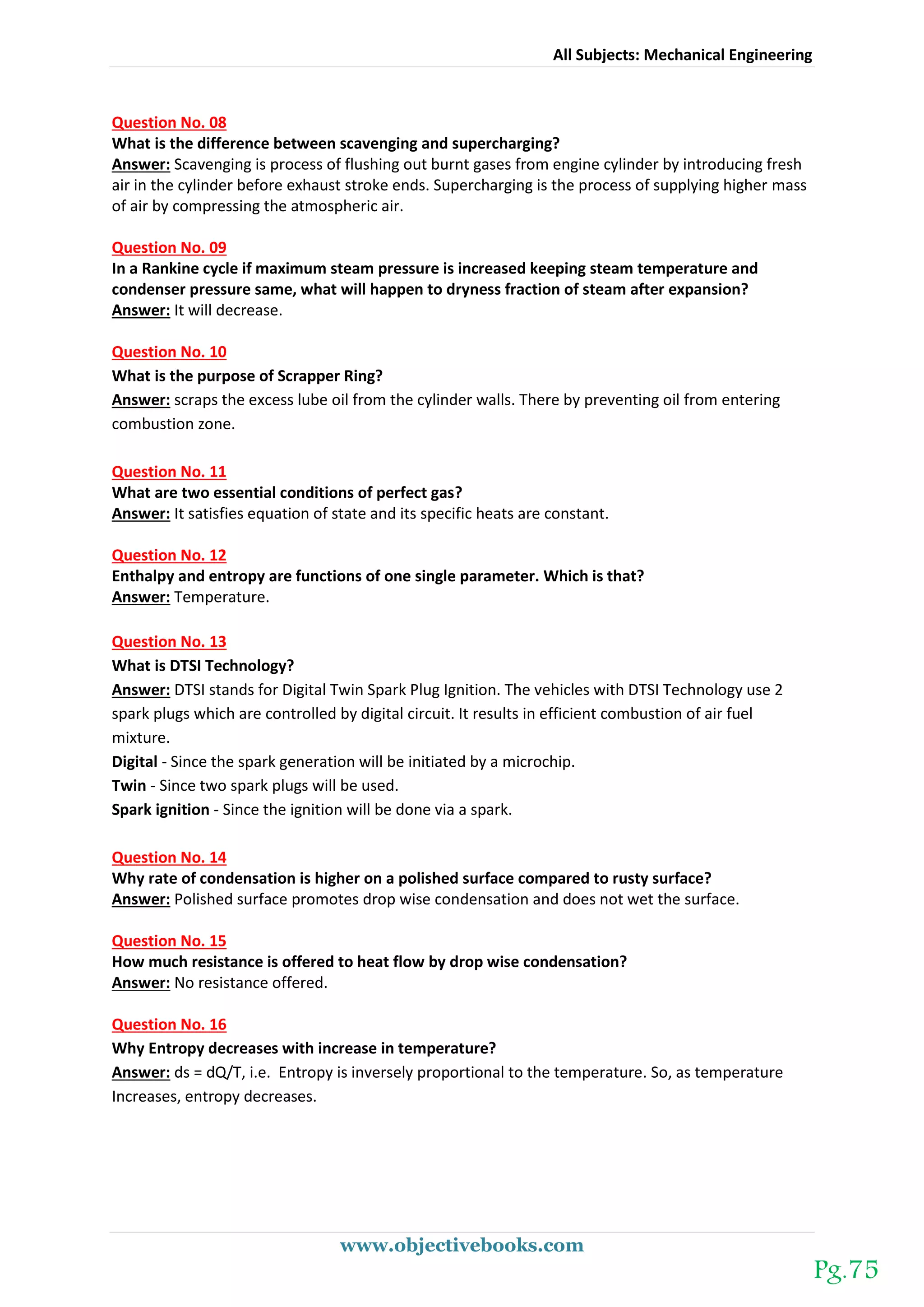 Technical interview mechanical engineering objective book | PDF