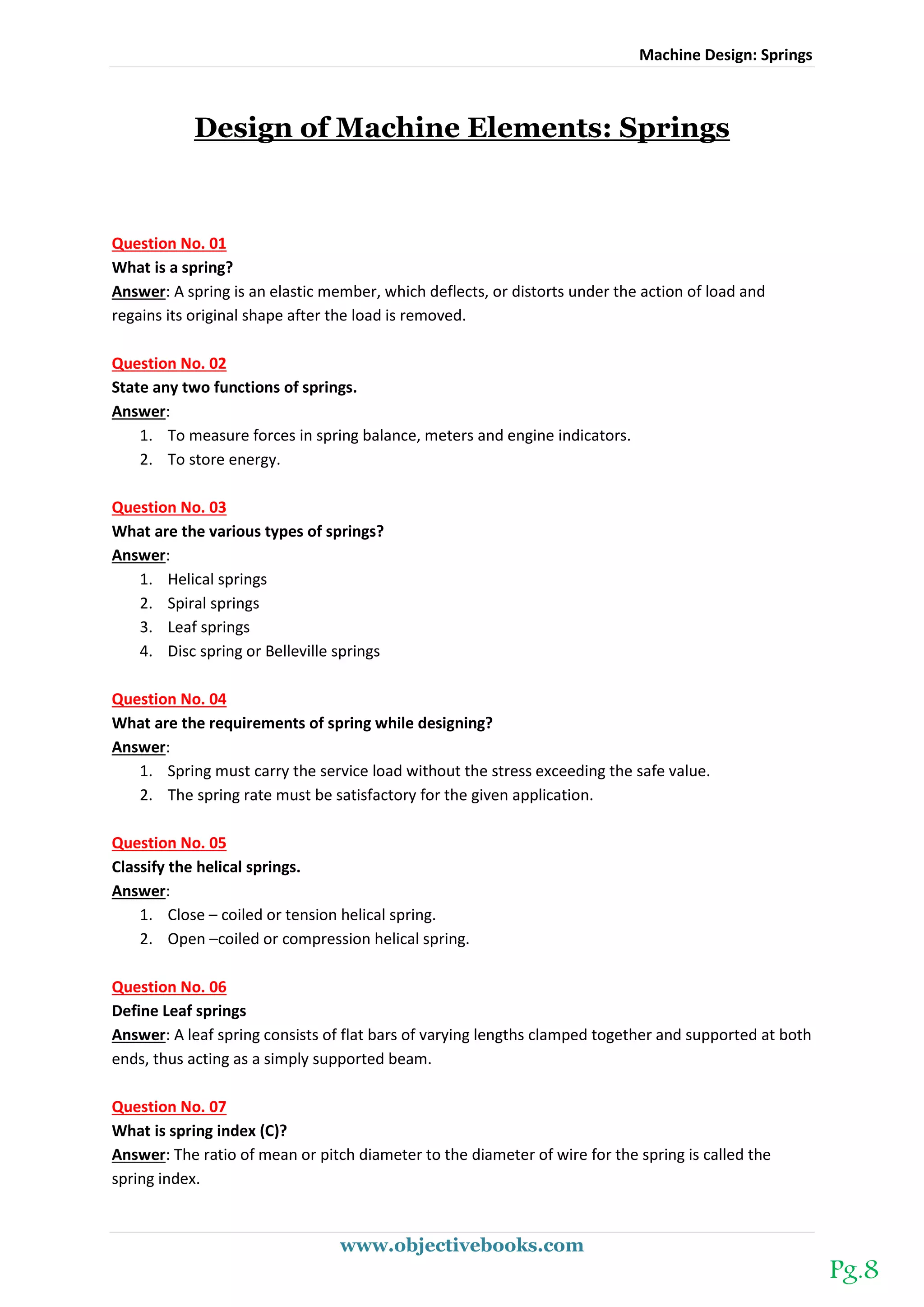 Technical interview mechanical engineering objective book | PDF