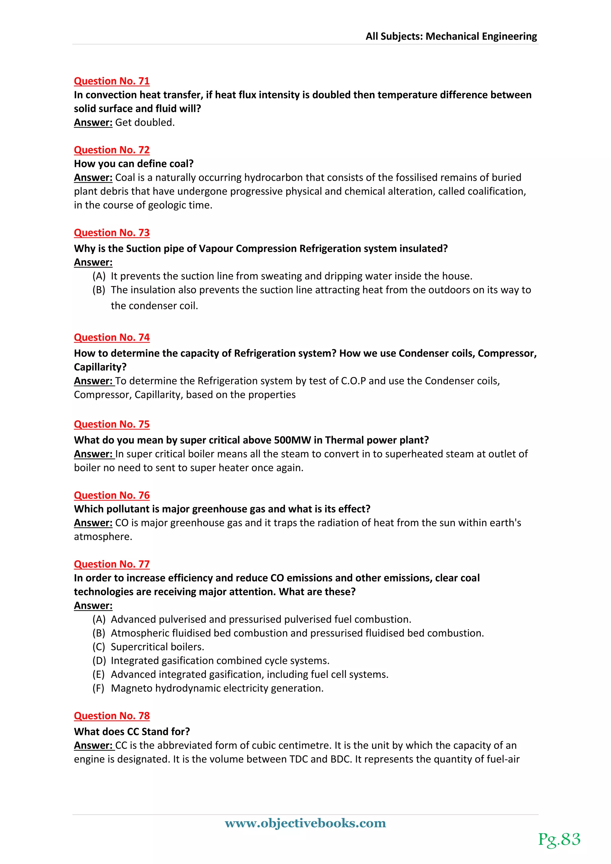 Technical interview mechanical engineering objective book | PDF