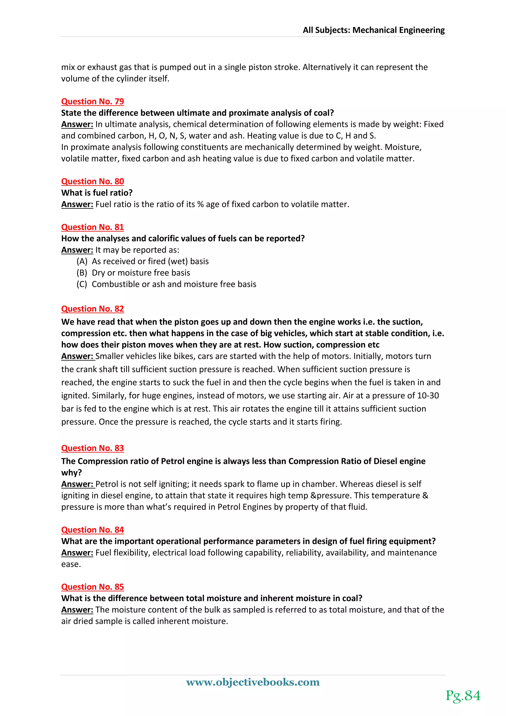 Technical interview mechanical engineering objective book | PDF