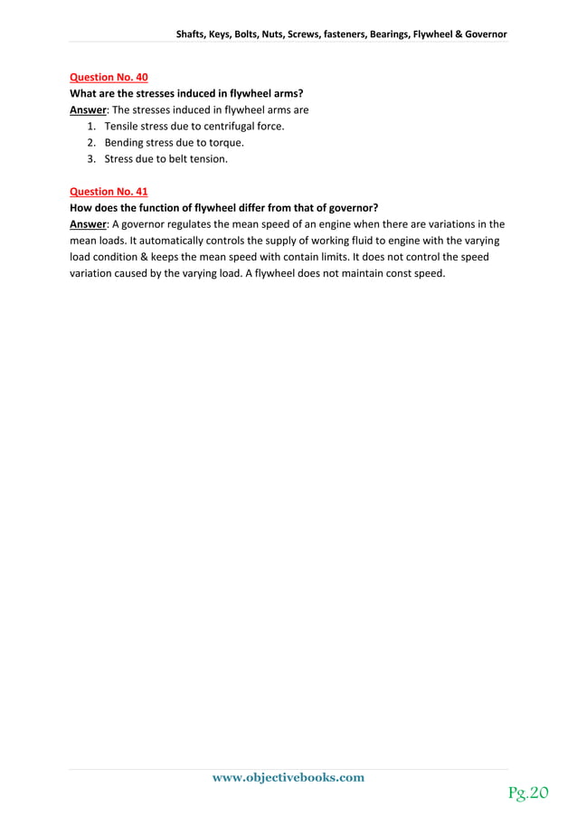 Technical interview mechanical engineering objective book | PDF