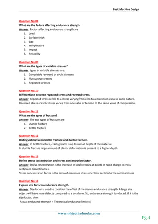 Technical interview mechanical engineering objective book | PDF