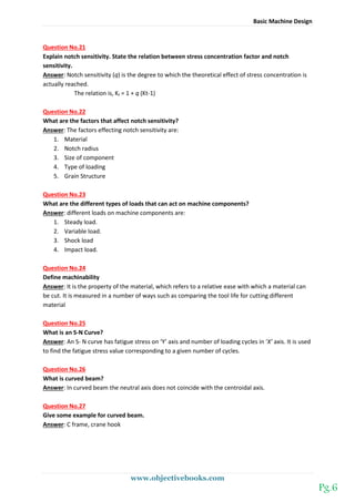 Technical interview mechanical engineering objective book | PDF
