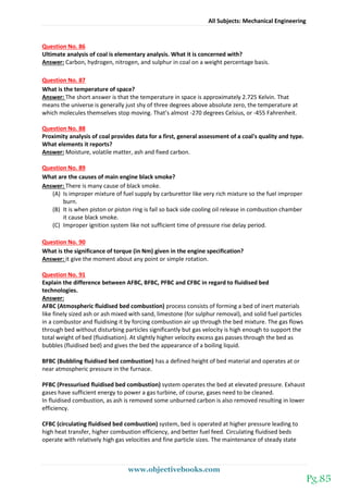 Technical interview mechanical engineering objective book | PDF
