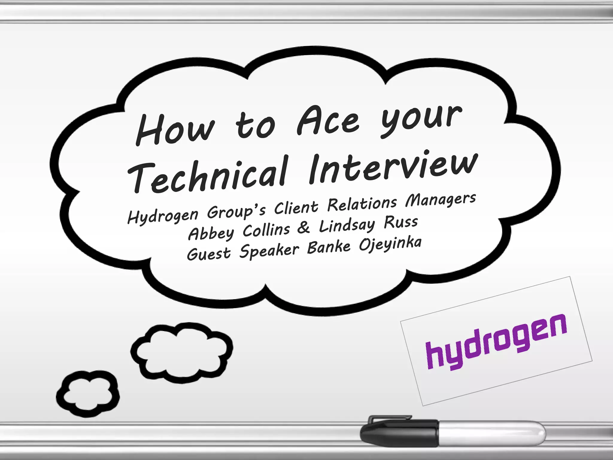 How to ace your technical interview | PPT
