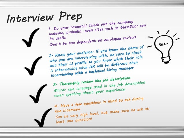 How to ace your technical interview | PPT