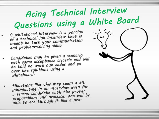 How to ace your technical interview | PPT