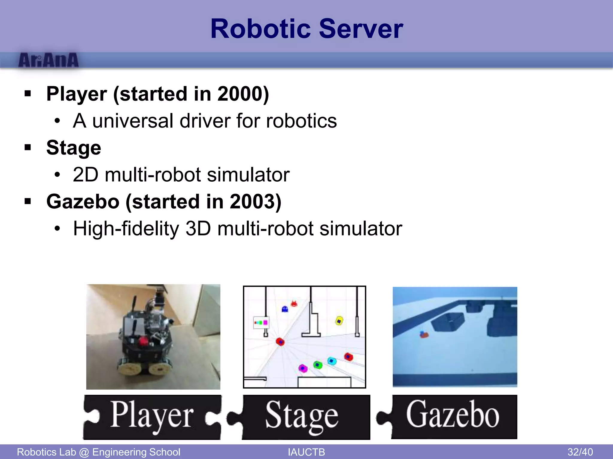 Technical Introduction to AriAnA Rescue Robot Team | PPT