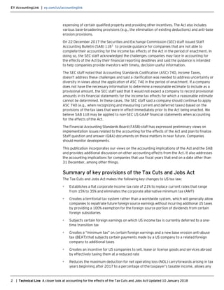 EY Publication - A closer look at accounting for the effects of Tax ...
