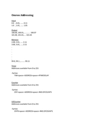 Technical manual - Omron | PDF