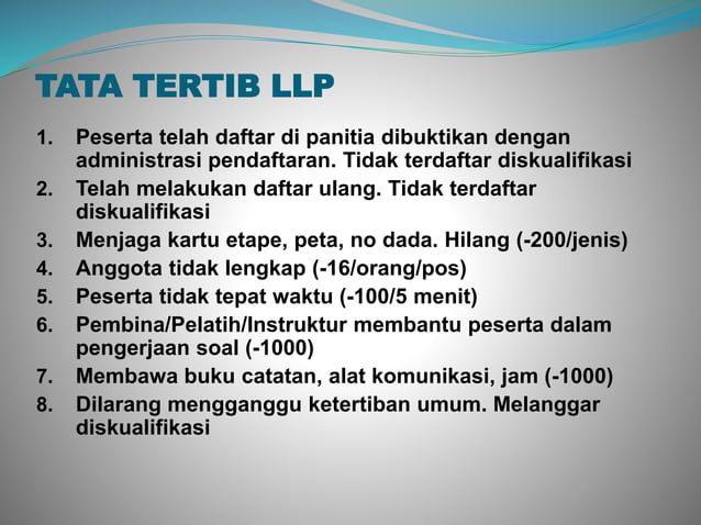 Technical meeting Lomba Pramuka LLP | PPTX
