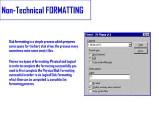 Technical & Non-Technical Information | PPTX