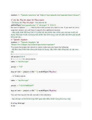 Technical note playframework_documentation_getting started_vn