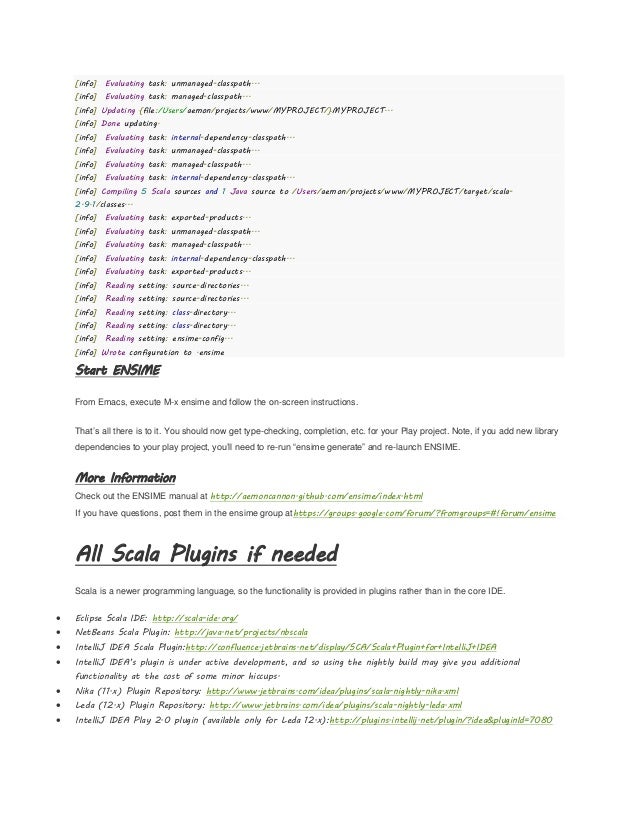 Technical note playframework_documentation_getting started_vn