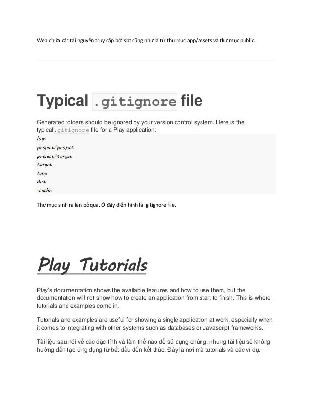 Technical note playframework_documentation_getting started_vn