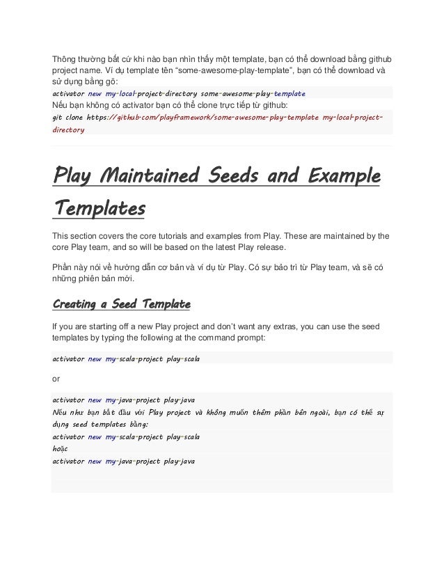 Technical note playframework_documentation_getting started_vn