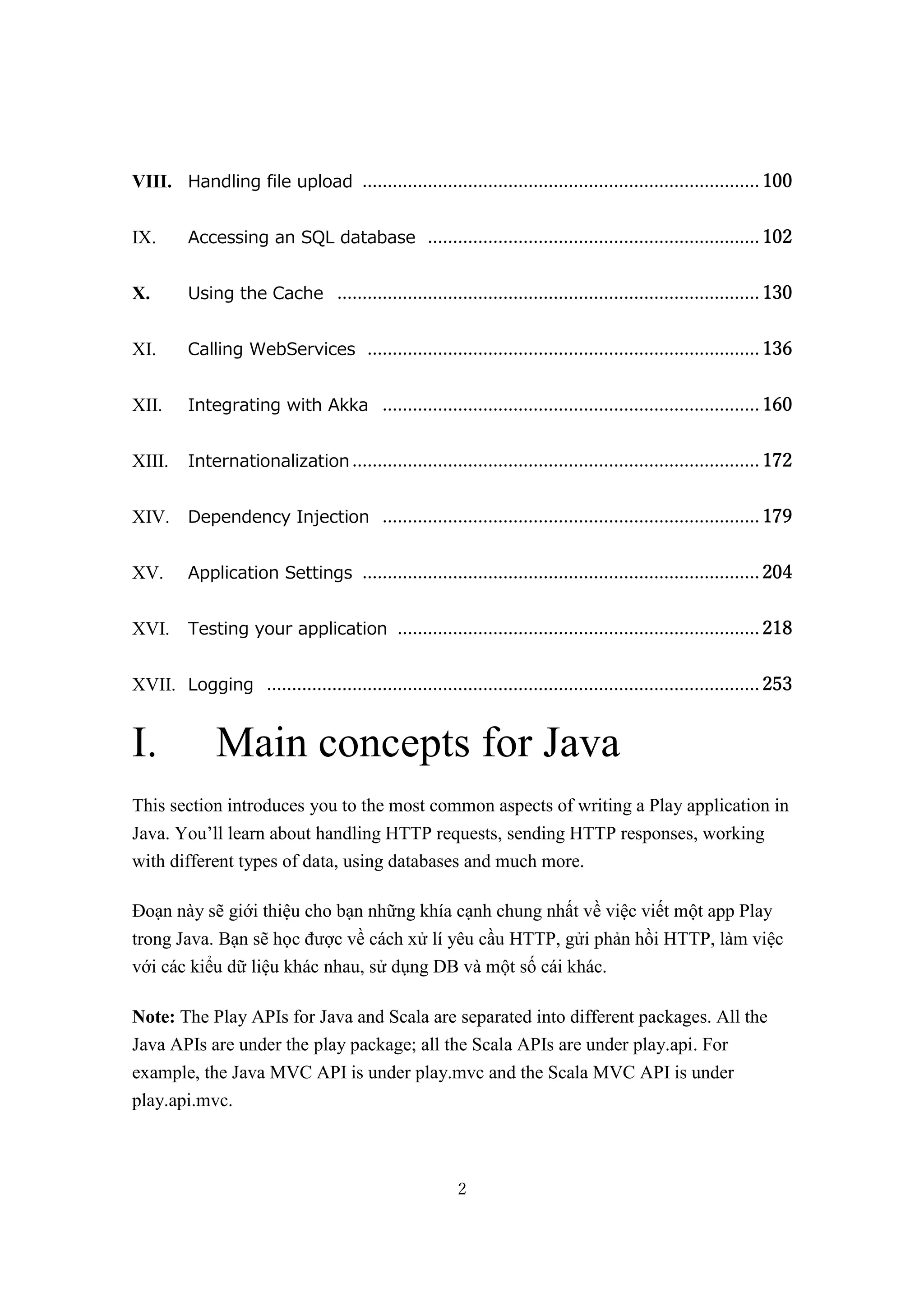 Technical note playframework_documentation_working with play - java_vn | PDF