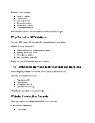 Comprehensive Technical On-Page SEO Audit for Enhanced Website ...