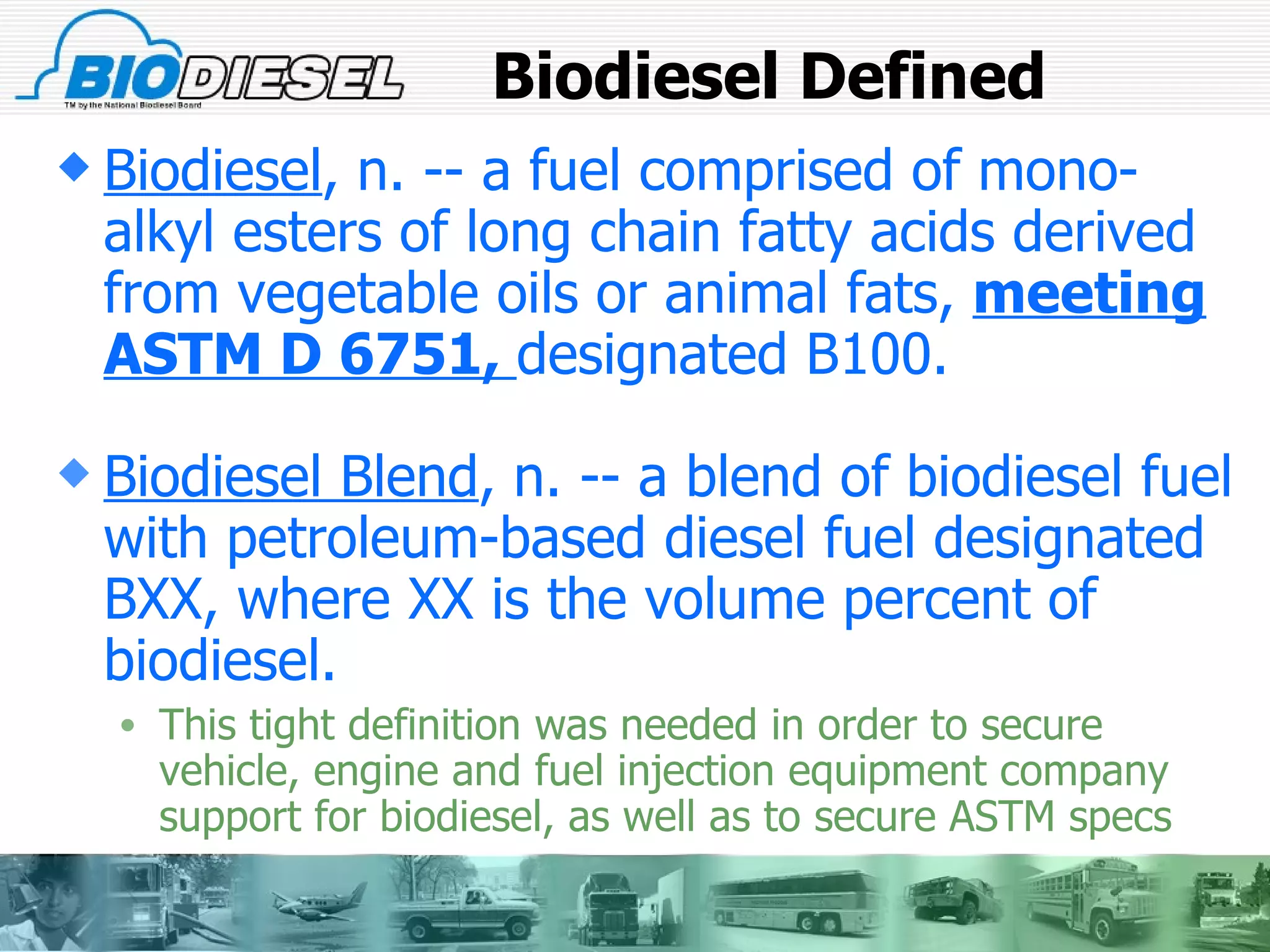 Technical overview of biodiesel | PPT