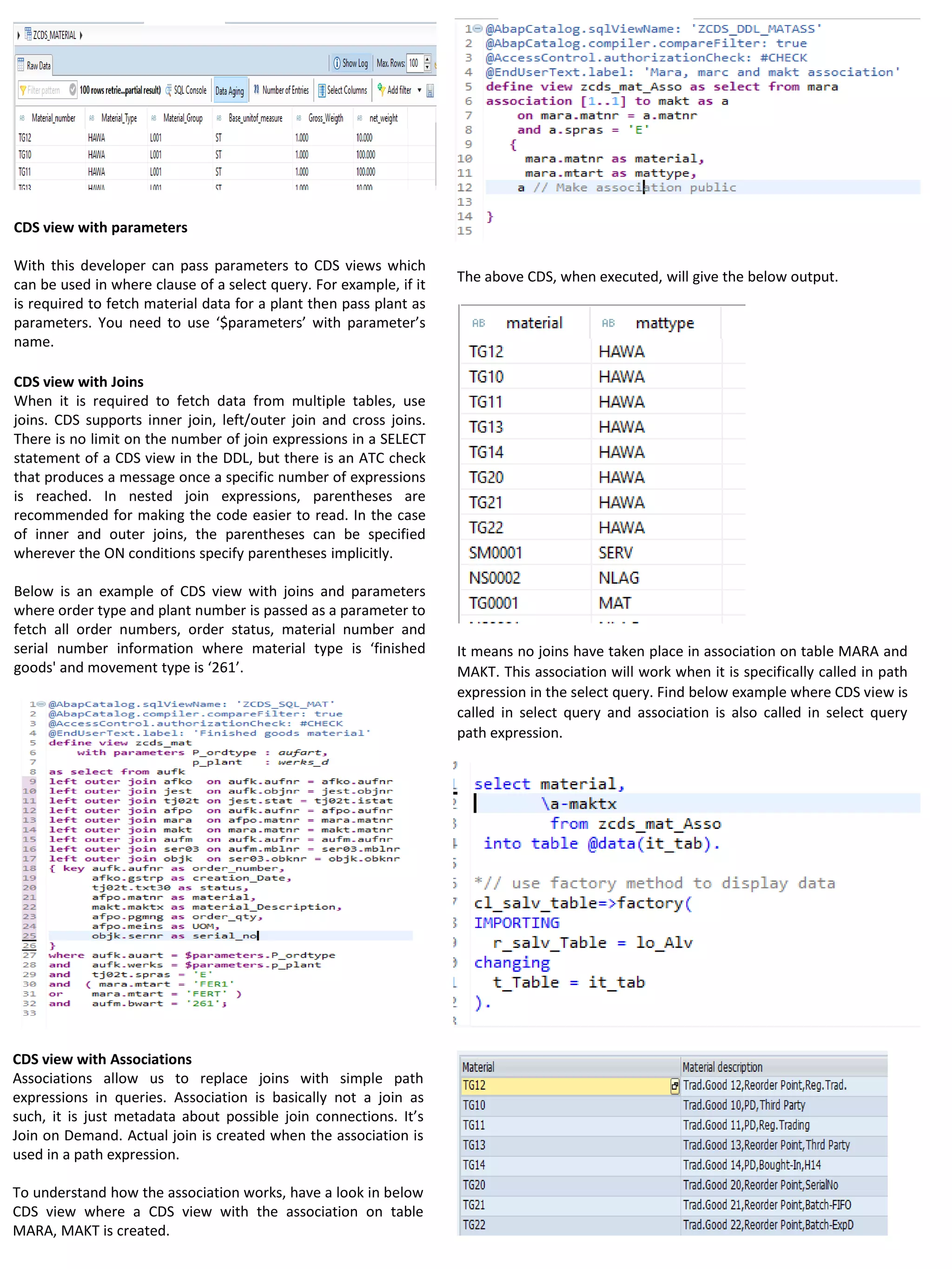 Technical Overview of CDS View - SAP HANA Part II | PDF