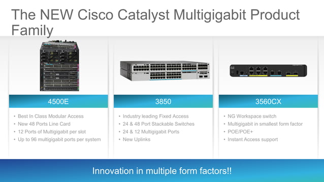 Technical overview of new cisco catalyst multigigabit switches