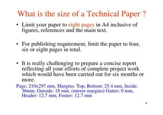 Technical Paper Writing | PPT