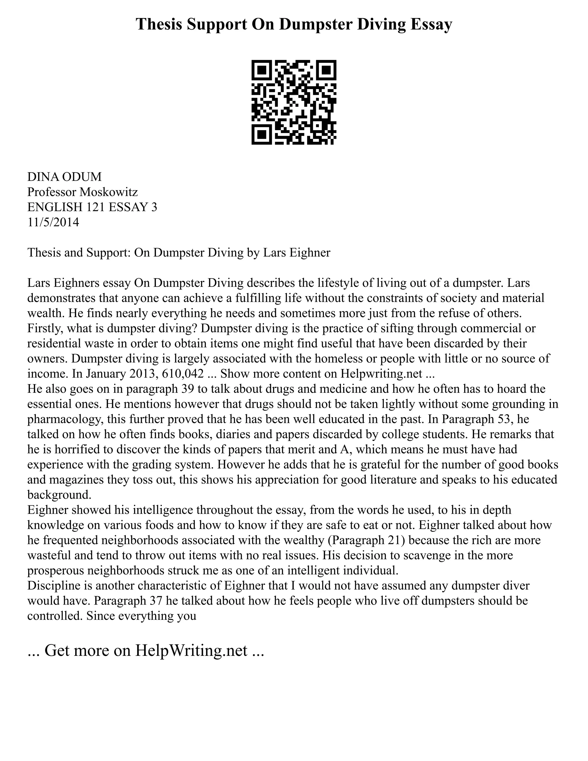 Technical Paragraph Writing Examples. 5 Excellent Exa | PDF