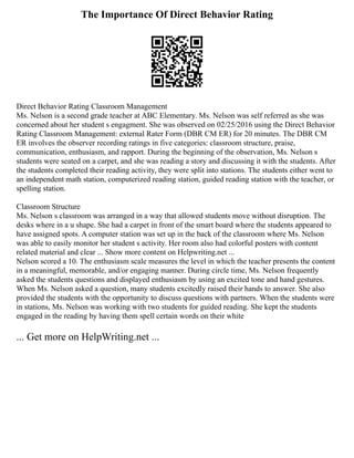 Technical Paragraph Writing Examples. 5 Excellent Exa | PDF