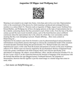 Technical Paragraph Writing Examples. 5 Excellent Exa | PDF