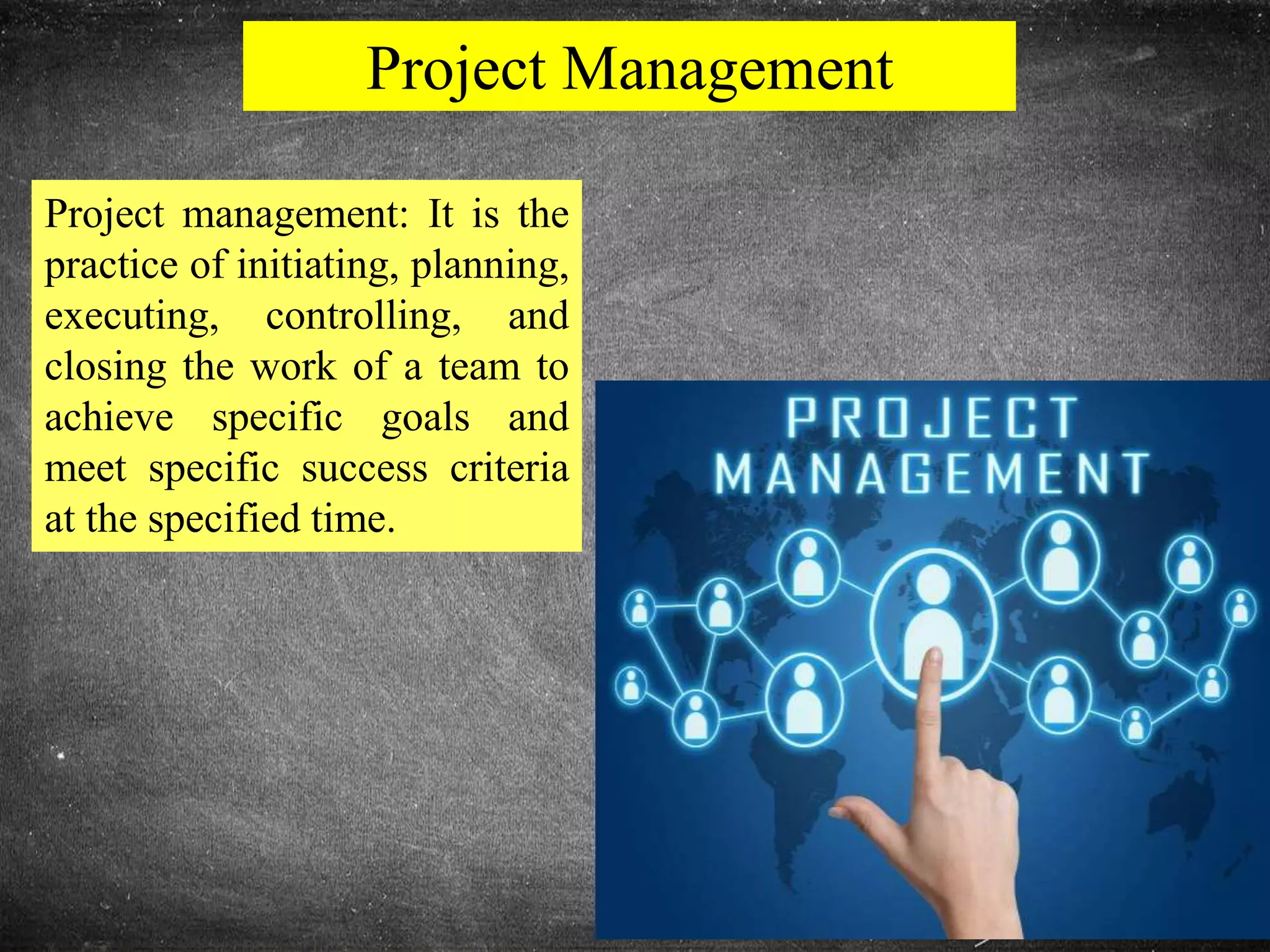 Technical plan of work , project management | PPTX