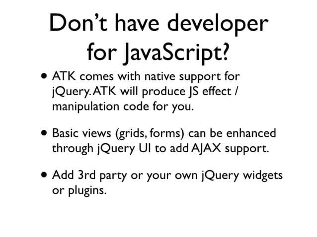 Agile Toolkit Technical Presentation | PDF