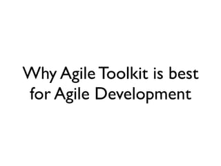 Agile Toolkit Technical Presentation | PPT