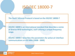 DASH7 Alliance Protocol Technical Presentation | PPT