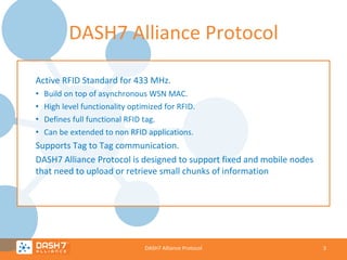 DASH7 Alliance Protocol Technical Presentation | PPT
