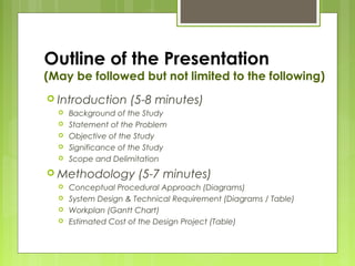 Technical presentation | PPT
