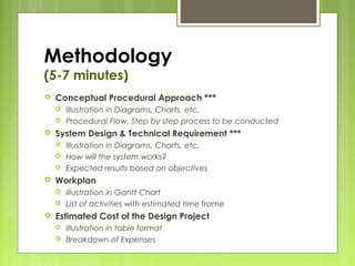 Technical presentation | PPT