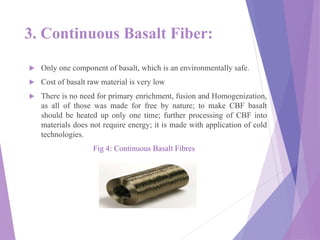 basalt rock fibre | PPTX