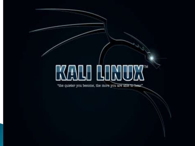 kali linux Presentaion | PPT